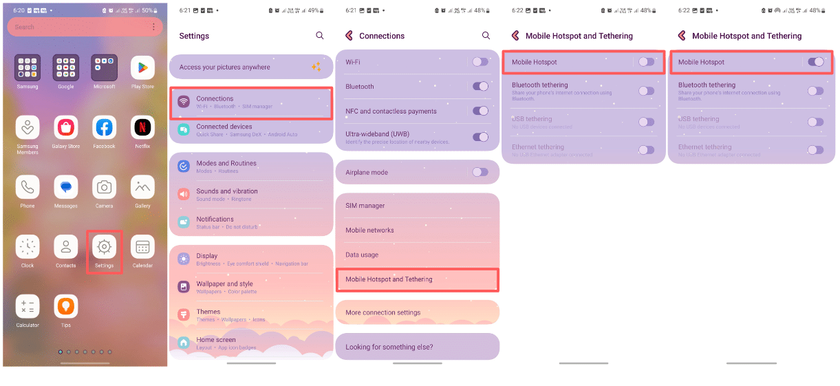 How to turn on Hotspot on your iPhone and Android? - Holafly
