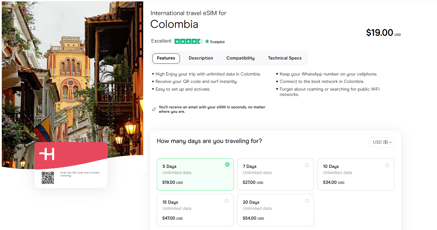 Colombia SIM card: Price and where to buy it? - Holafly