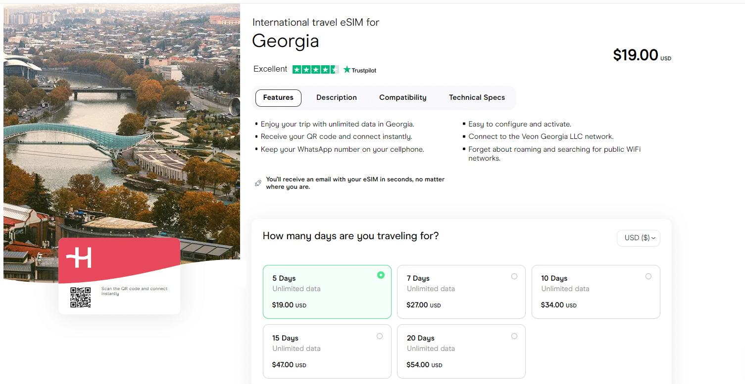Best SIM card for Georgia: Which one should I pick?