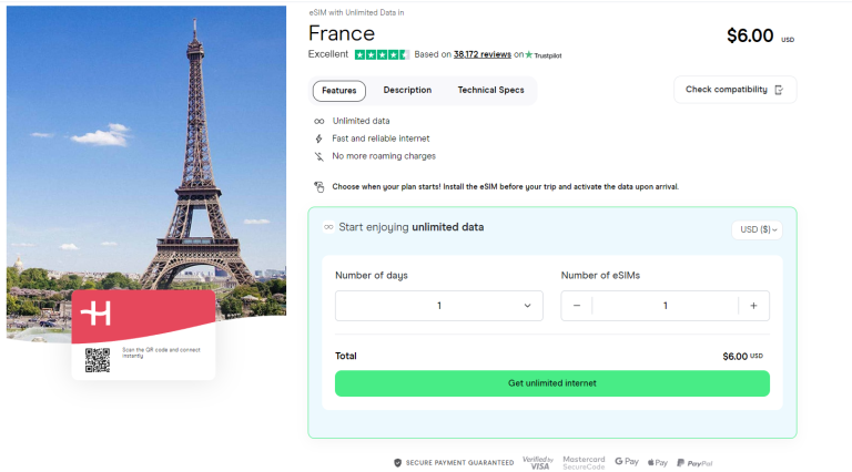 Orange eSIM France: price, step to apply, and activation
