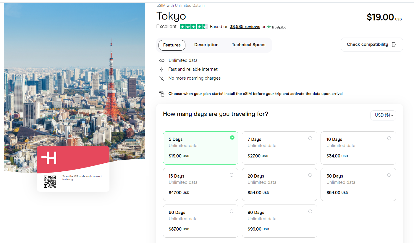 Prepaid SIM card for Tokyo: Where to Buy in 2024? - Holafly